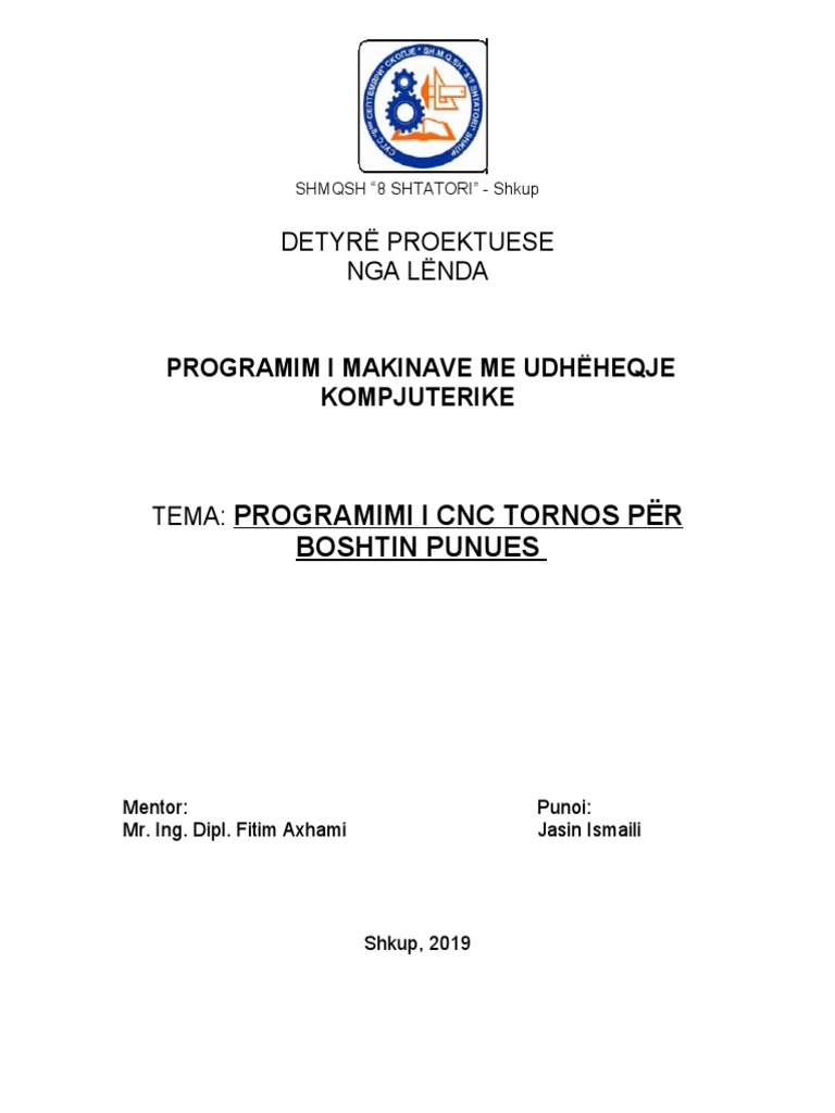 Programim I MUK - Detyrë | PDF