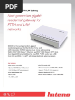 Sagemcom F@ST 3896: Very High Performance Triple-Play Home Gateway ...