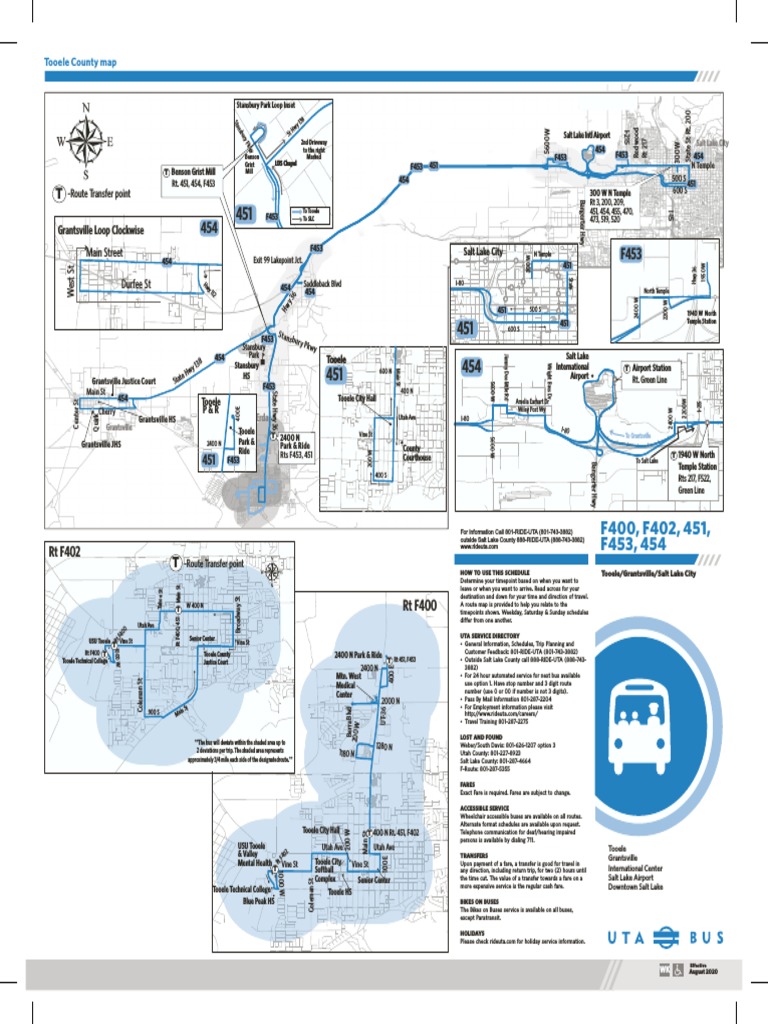 A detailed map of Tooele County, Utah showing key transportation routes ...