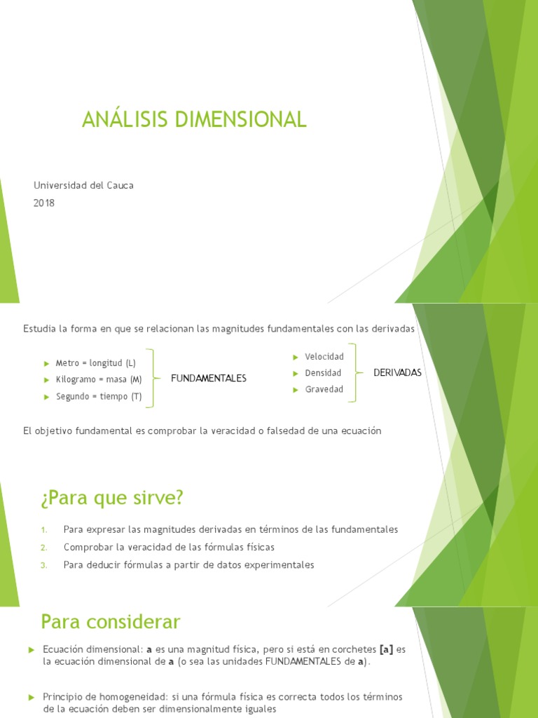 3 Analisis Dimensional | PDF | Ciencias fisicas | Física
