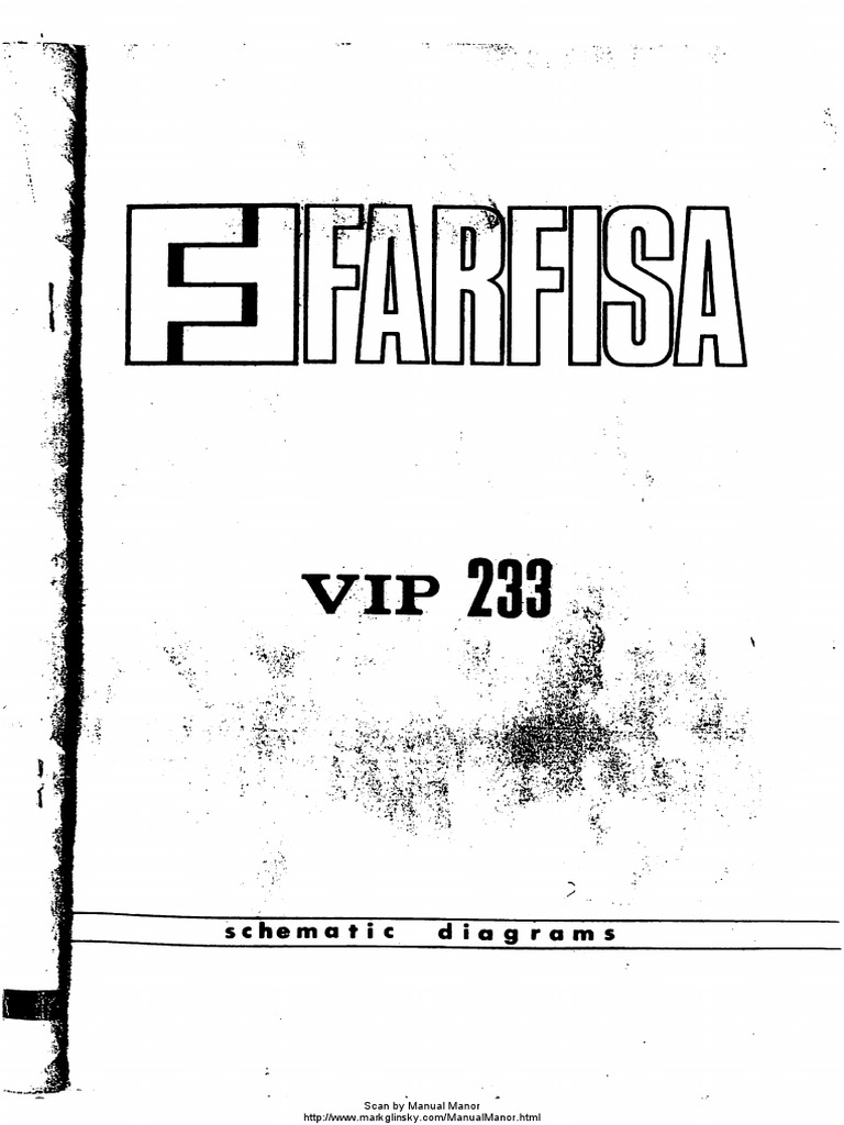 Farfisa VIP-233 Schematic Diagram | PDF | Electrical Circuits | Analog ...