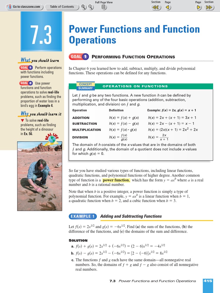 Analyzing Power Functions to Verify a Conjecture About Water Loss in Bird Eggs | PDF ...