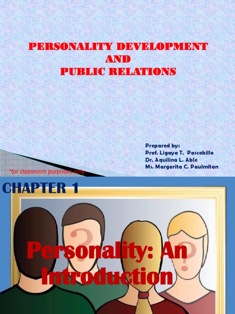 Understanding Personality Development Pdf Id Extraversion And