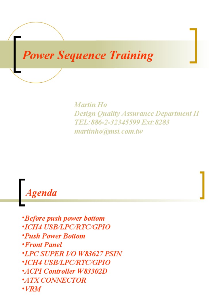 Laptop Power Sequence Overview | PDF | Personal Computers | Personal ...