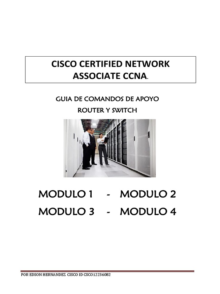 Guia de Comandos de Apoyo Ccna 1 | PDF | Enrutador (Computación ...
