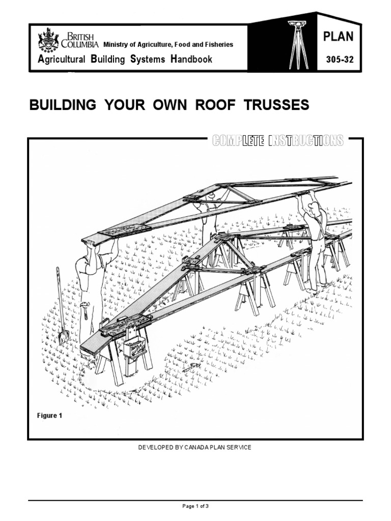 Build Your Own Roof Trusses Guide | PDF | Framing (Construction) | Lumber