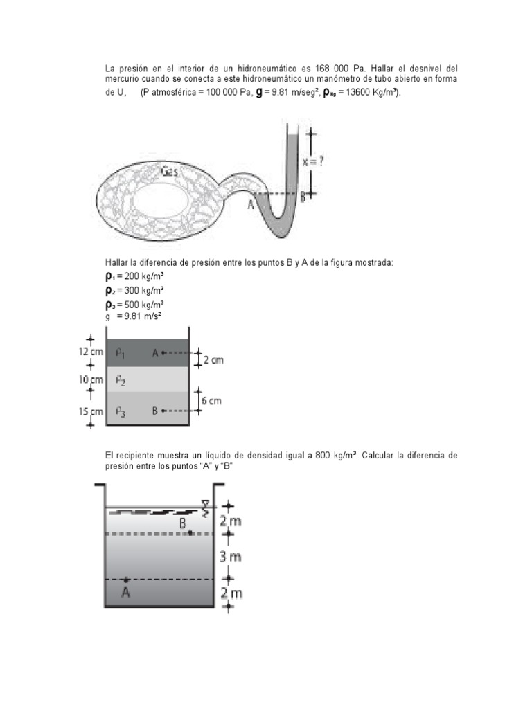 Cálculo de Presión Hidrostática en Maqueta | PDF | Ciencia y matemáticas