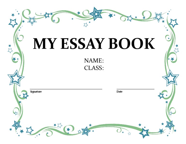 My Essay Book Cover | PDF