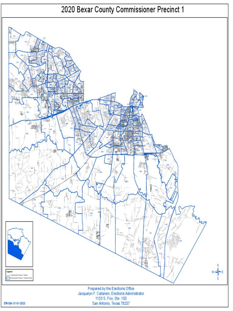 Bexar County Commissioner Precinct Map | PDF