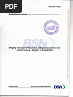 SNI 4110-2020 Ikan Beku | PDF