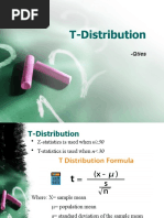 Understanding T Distribution and Critical Values | PDF | Standard ...