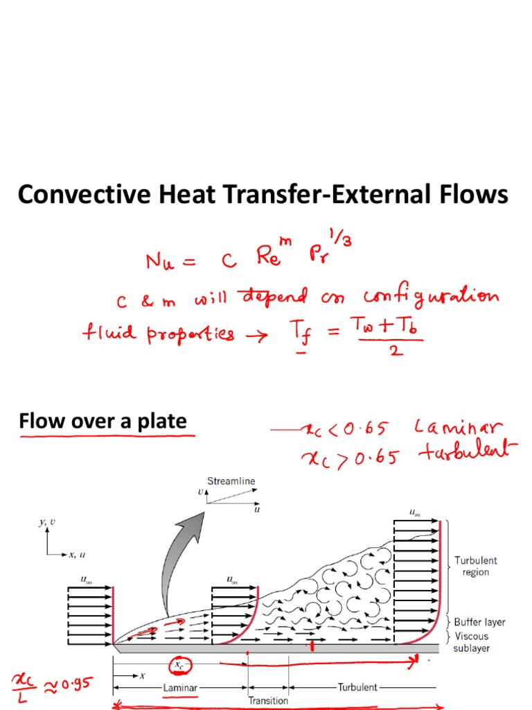 Convective Heat Transfer-External Flows | PDF
