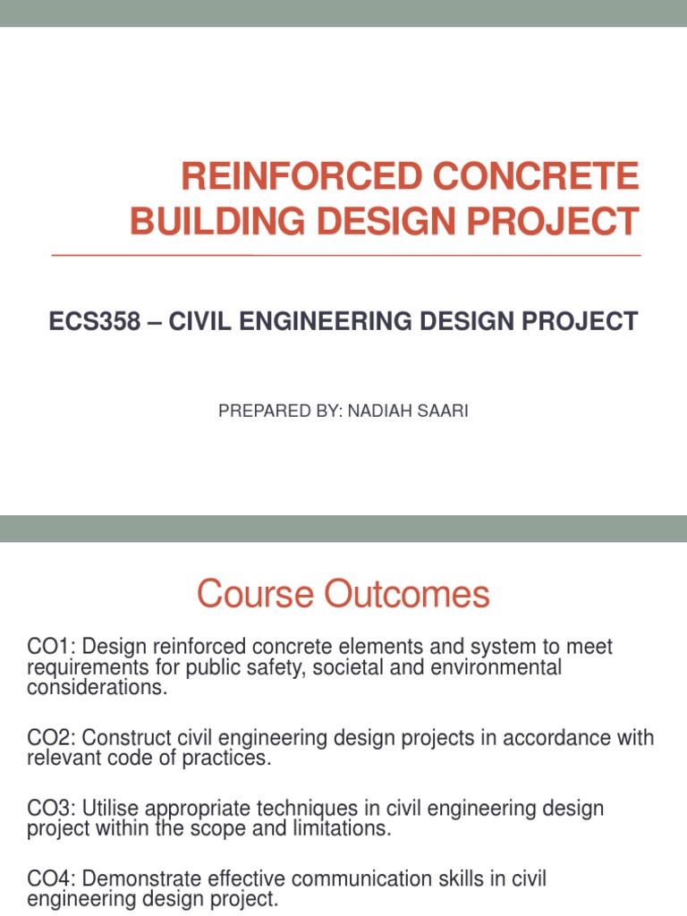 RC Building Design Project Overview | PDF | Architect | General Contractor