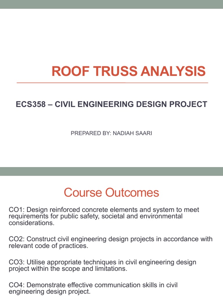 Roof Truss Analysis | PDF | Engineering Design Process | Roof