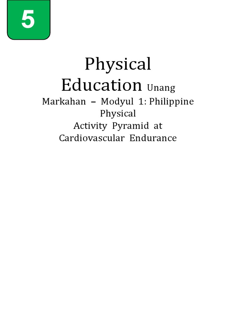Pe 5 Quarter 1 Module 1 | PDF | Sports | Business