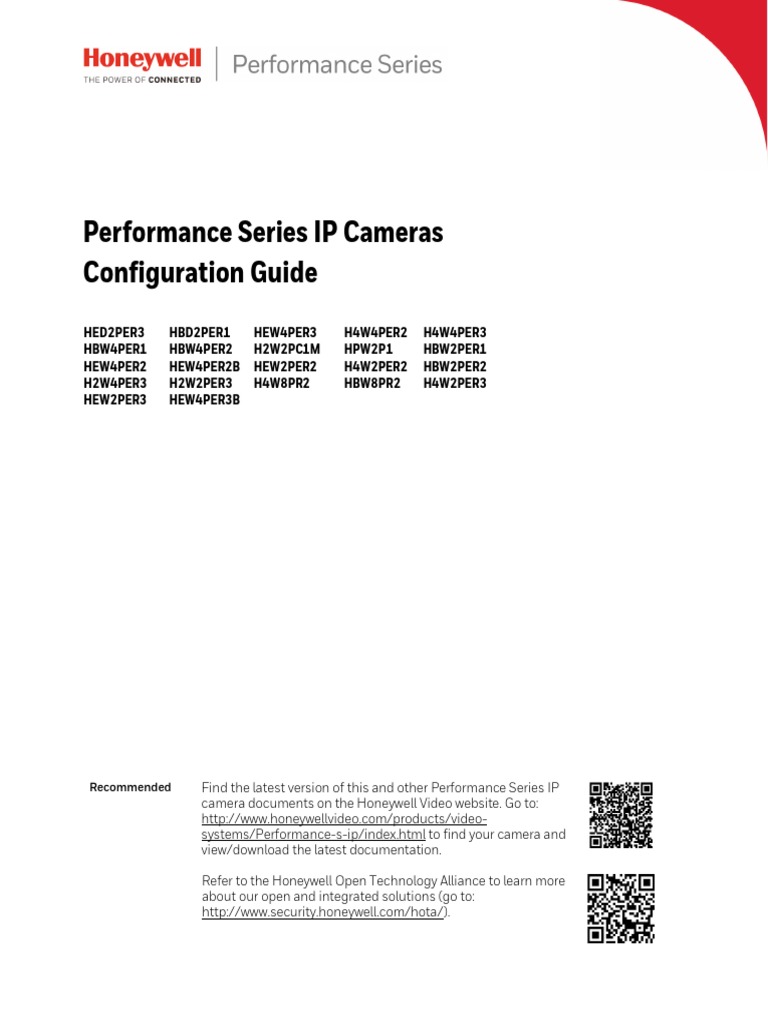 Performance Series IP Camera User Guide EN PDF | PDF | Digital Technology | Computing