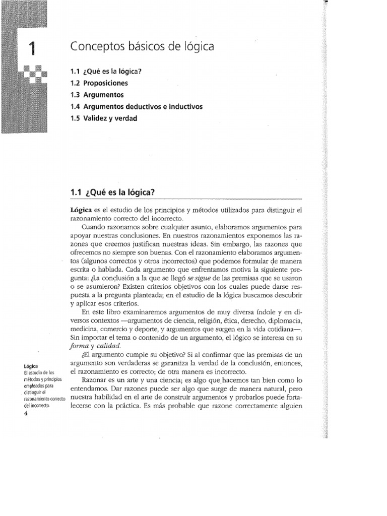 Conceptos Basicos de Logica PDF | PDF