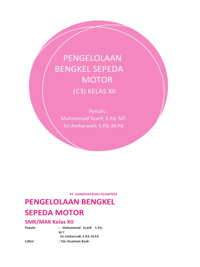 Pengelolaan Bengkel Sepeda Motor Kelas XII1 1 | PDF