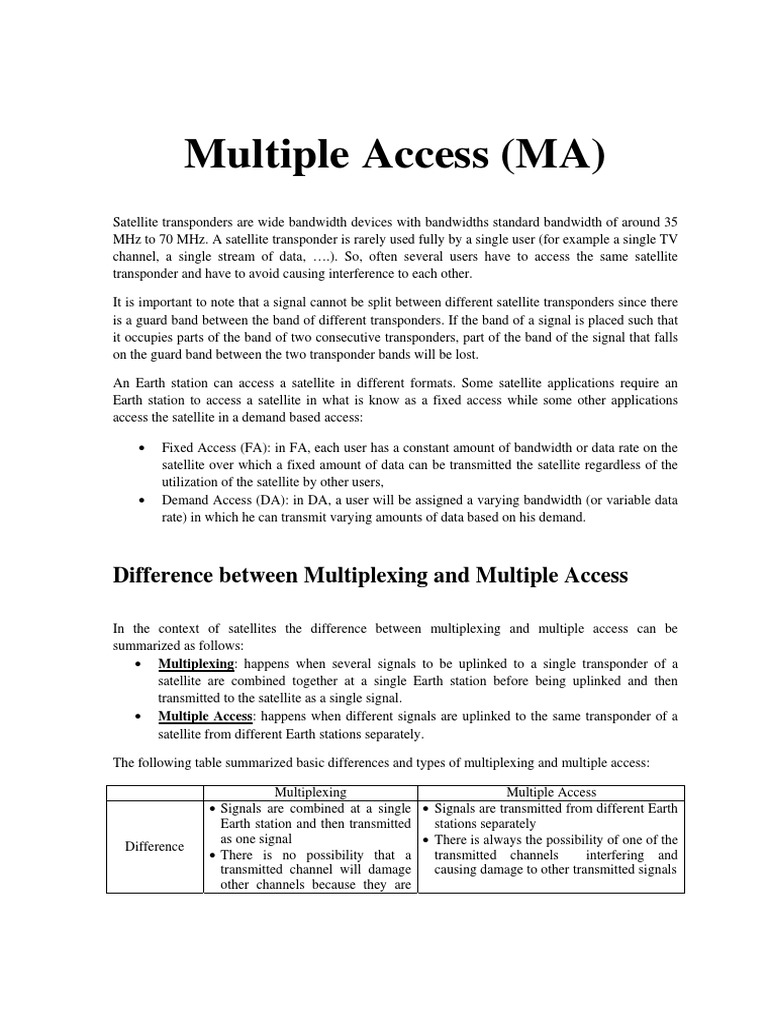 EE 418, Lecture 16 | PDF | Channel Access Method | Multiplexing