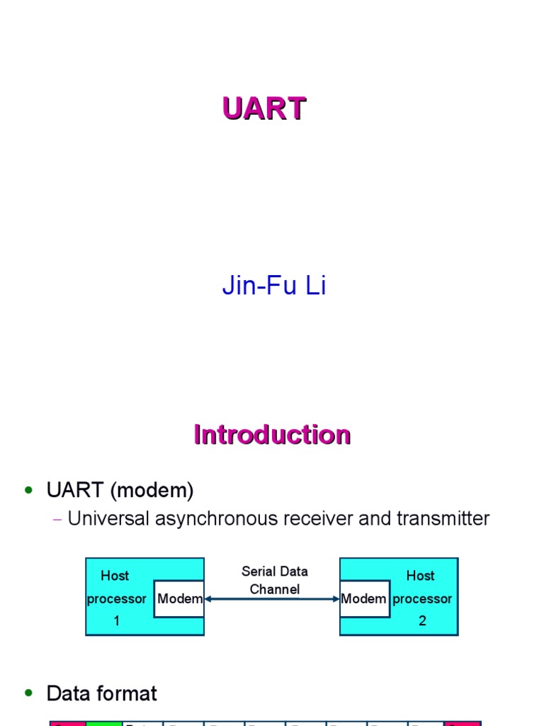 Uart | PDF | Electronics | Computer Engineering