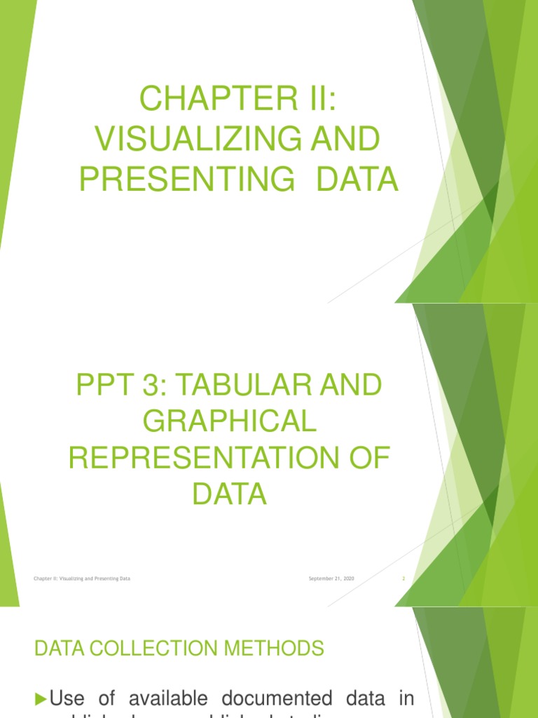Tabular and Graphical Representation of Data | PDF | Sampling ...