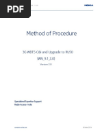 MOP (Method of Procedure) | PDF | Business | Technology & Engineering