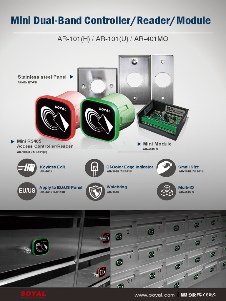 Mini Dual-Band Controller/Reader/Module: AR-101 (H) / AR-101 (U) / AR ...