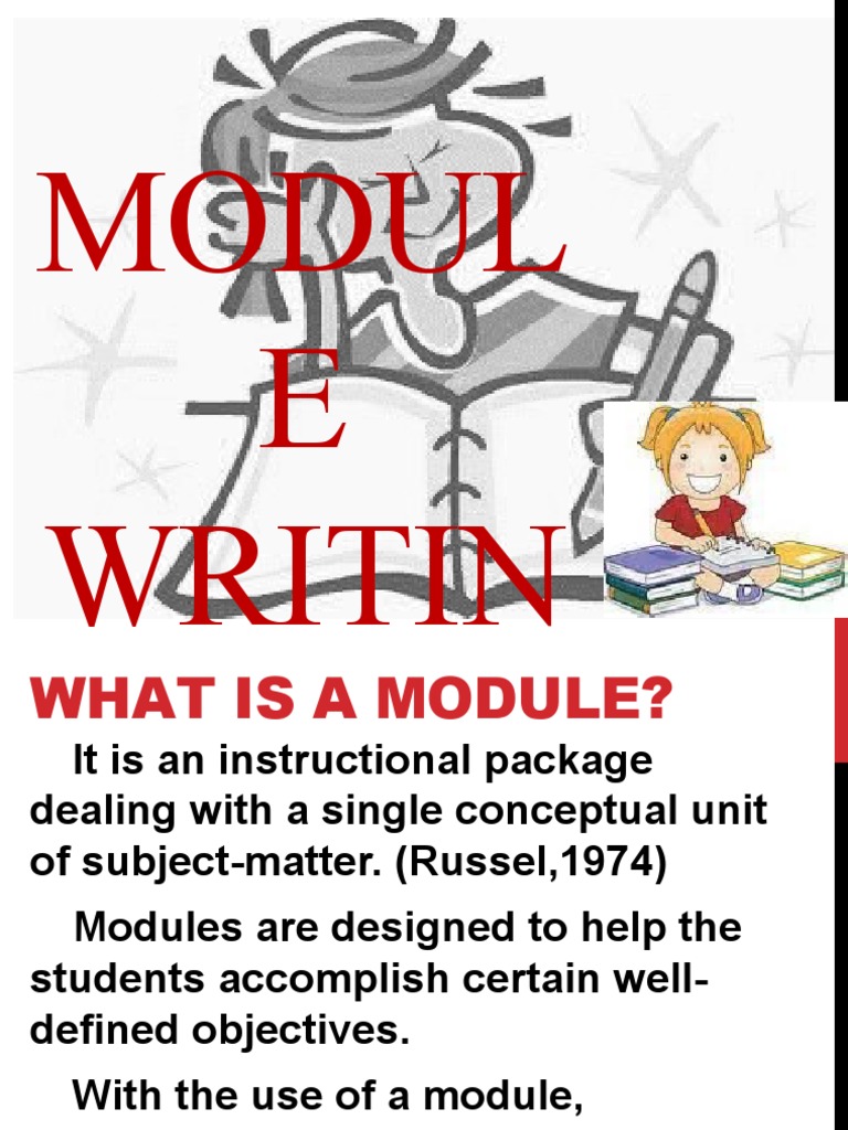 MODULE WRITING (For Regional Training) | Download Free PDF ...
