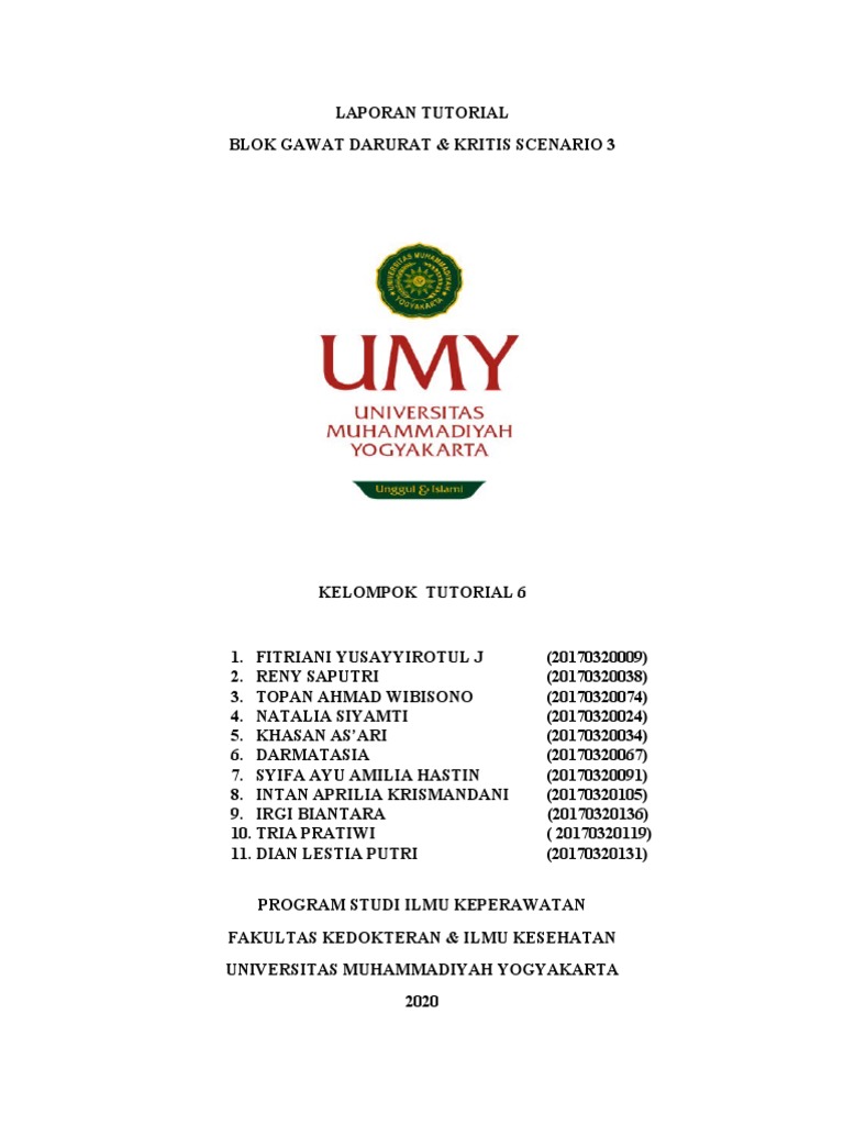 Laporan Tutorial Skenario 3 | PDF