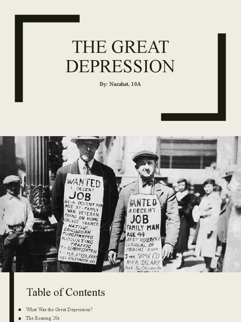 Understanding the Great Depression | PDF | Great Depression | Unemployment
