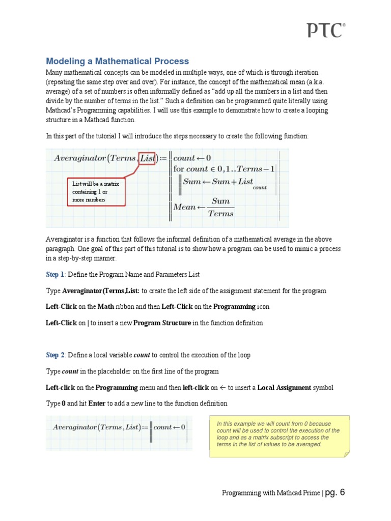 Programming With Mathcad Prime 8 Pdf
