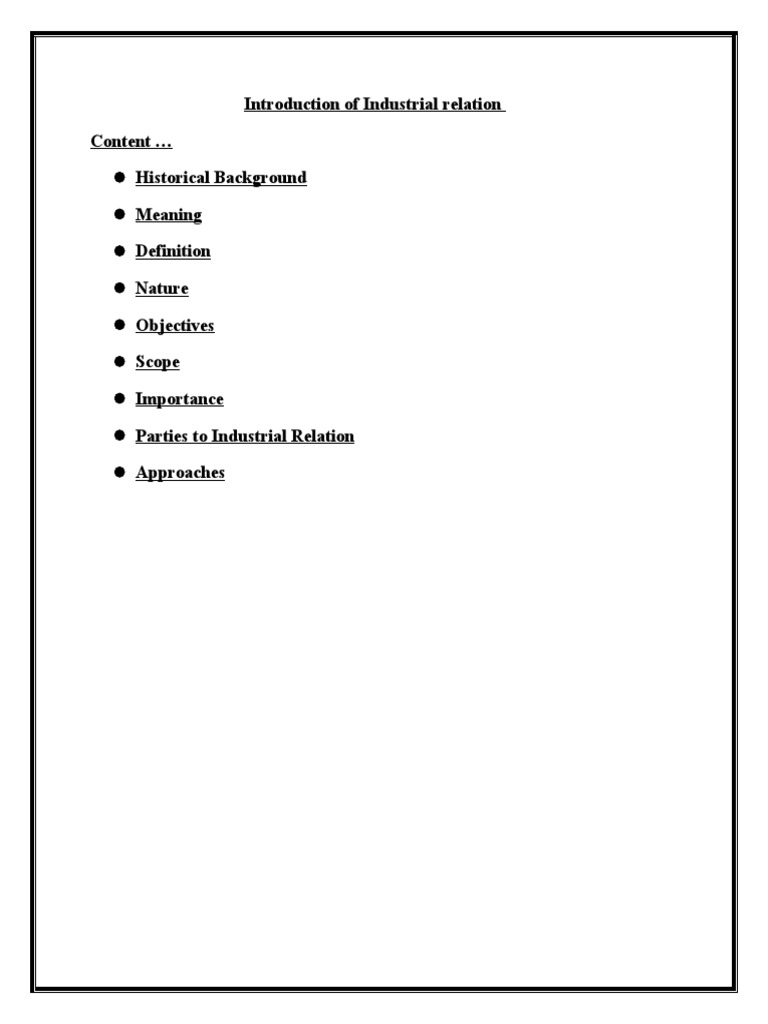 Historical Background Meaning Definition Nature Objectives Scope ...