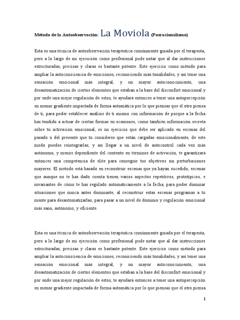 Autoobservación paso a paso: Un método para desarrollar la consciencia ...