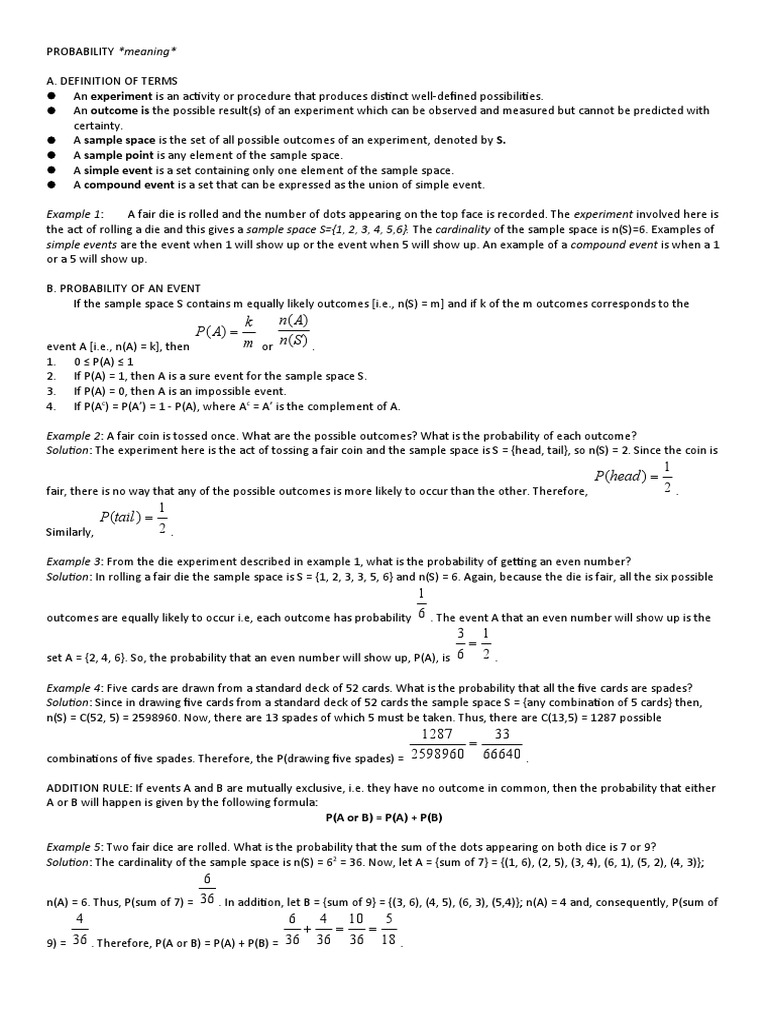Ilead Probability | PDF | Probability Theory | Scientific Method