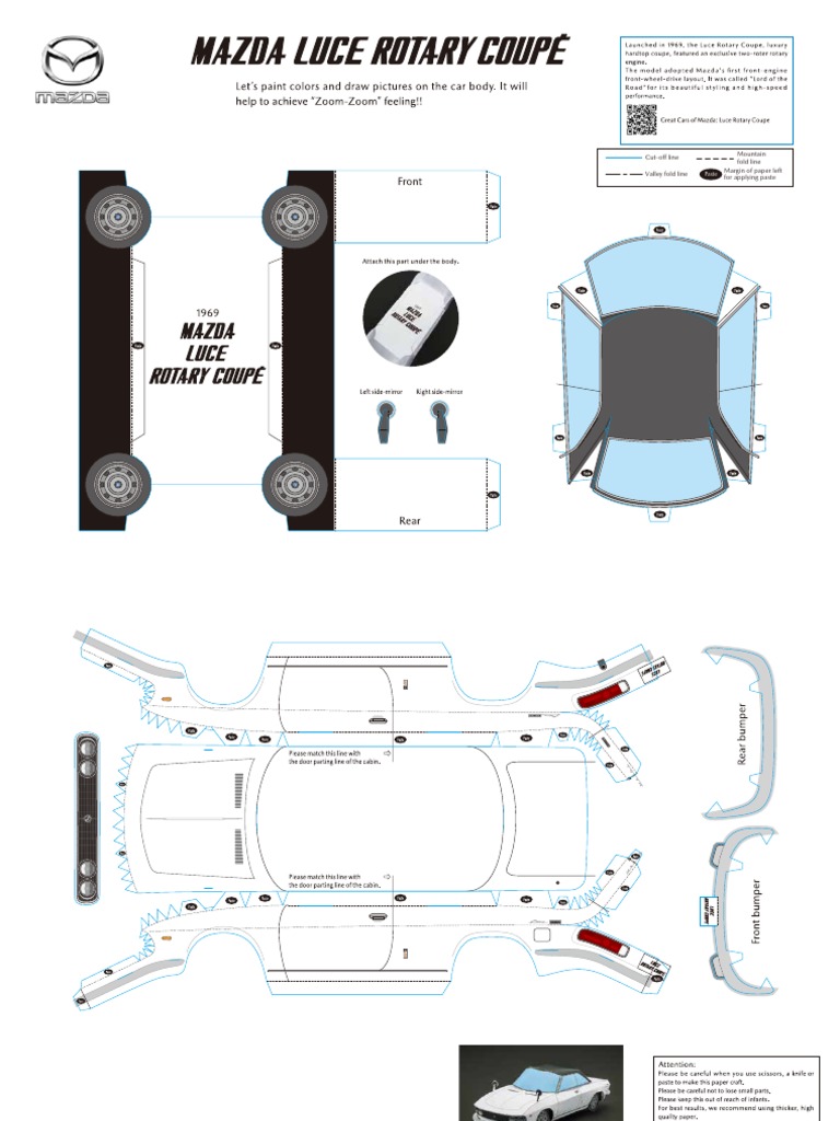 Papercraft Luce Rotary Coupe | PDF