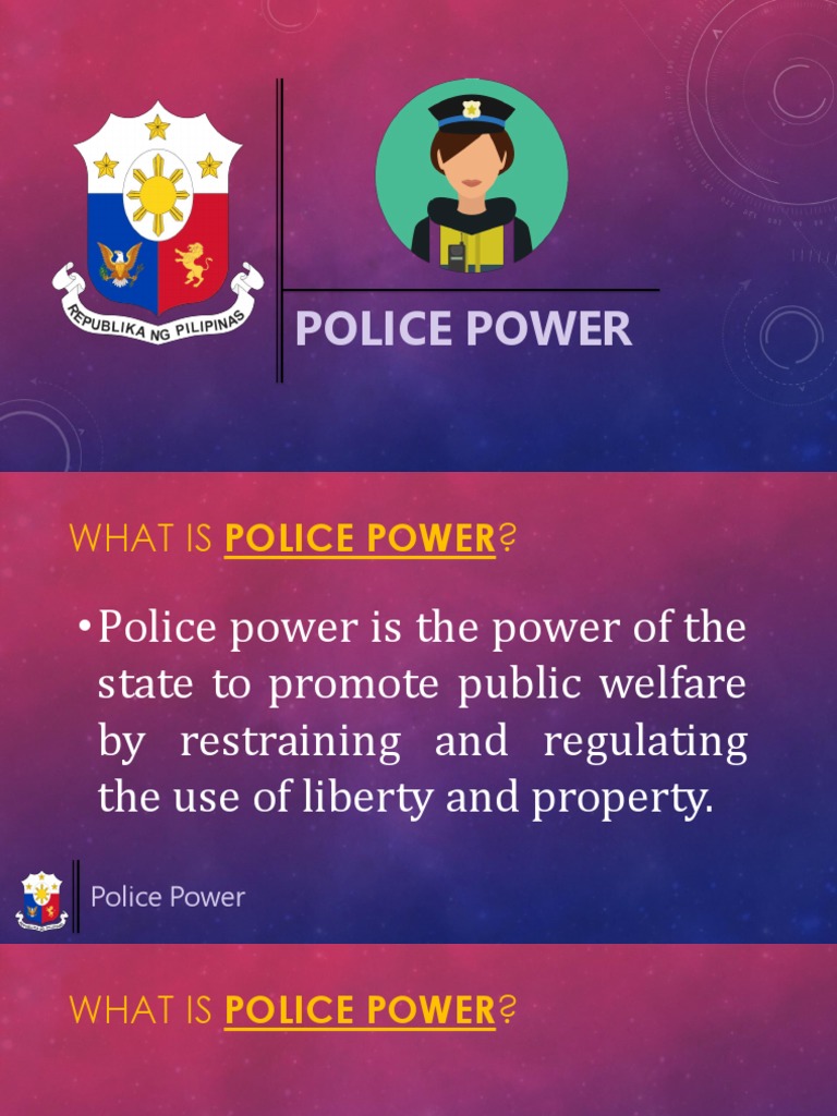 Police Power of The State | Download Free PDF | Police Power (United ...
