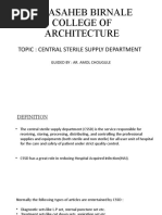 WORKFLOW OF CSSD IN HOSPITAL[1] | PDF | Sterilization (Microbiology ...