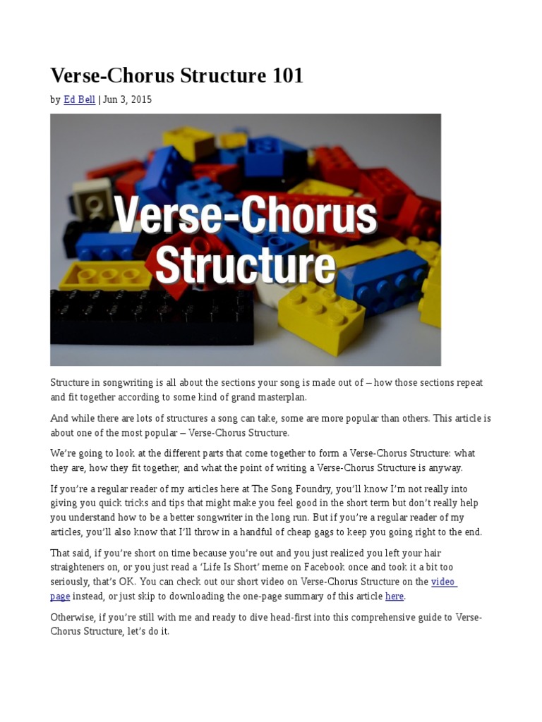 Untitled SONG STRUCTURE | PDF | Refrain | Song Structure