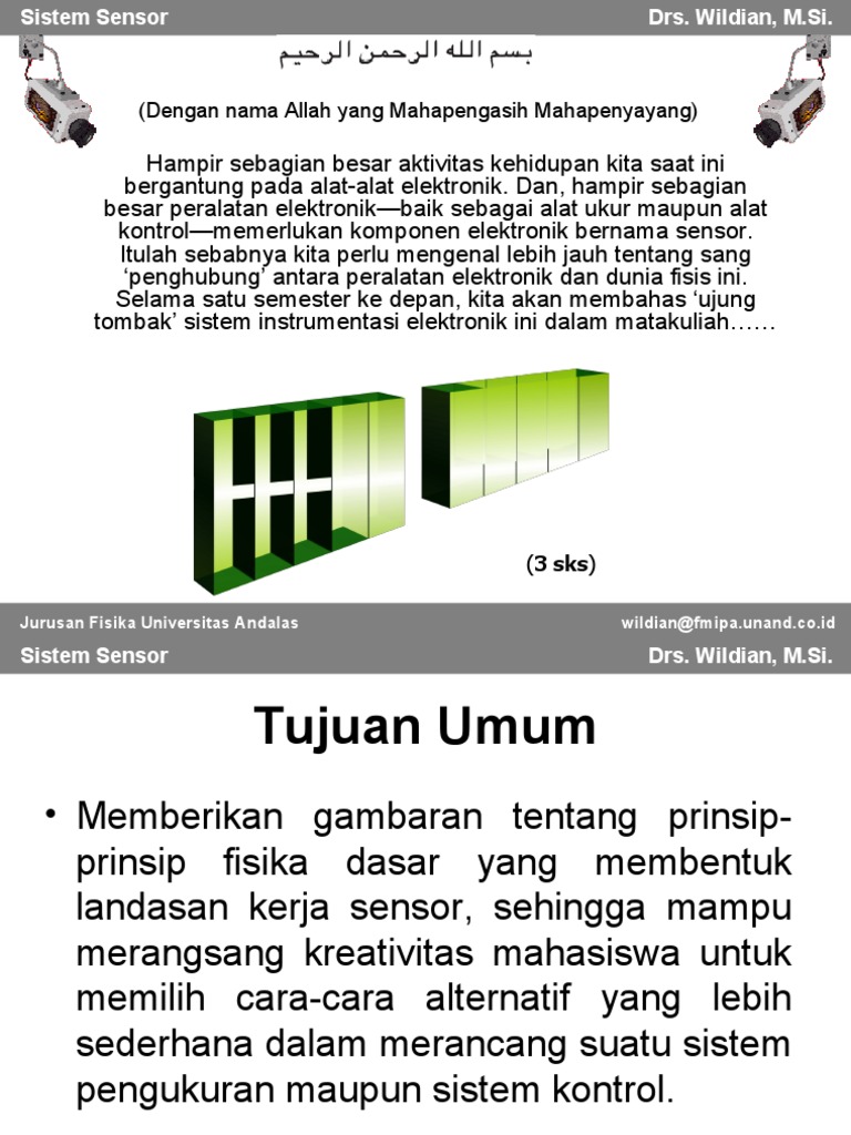 1 Karakteristik Sensor | PDF | Sains & Matematika | Komputer