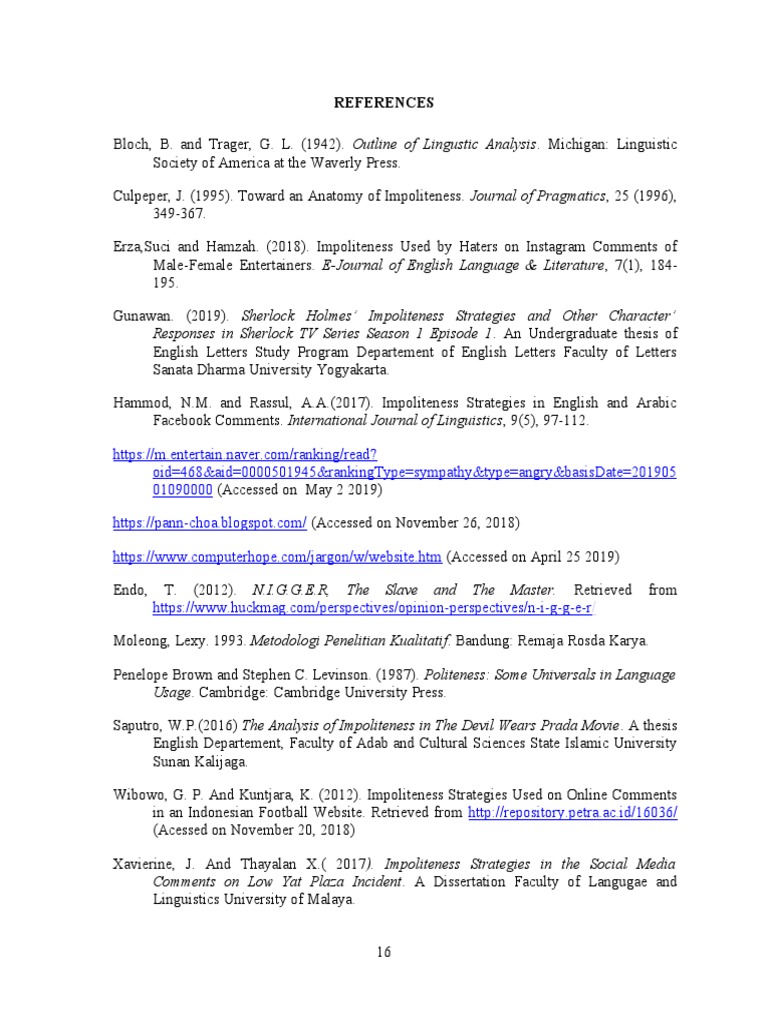 REFERENCES Page 16 | PDF | Human Communication | Semiotics