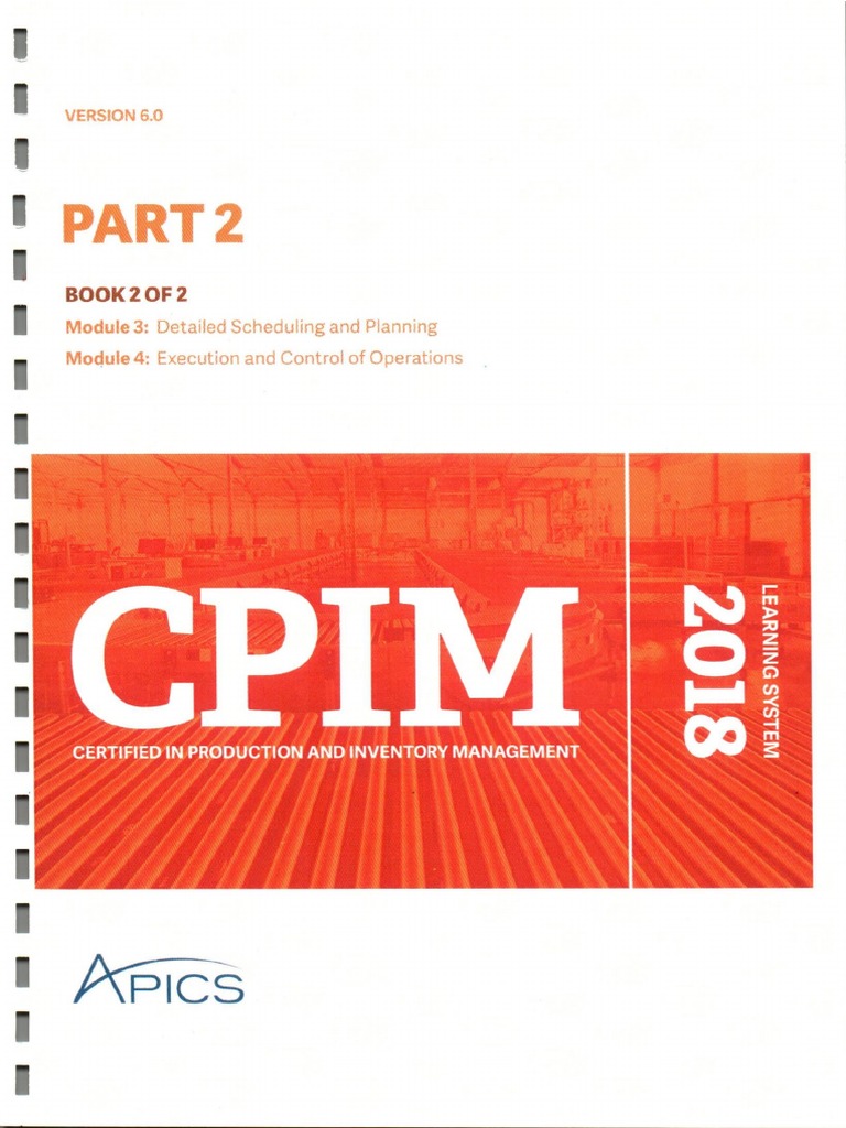 CPIM Part 02 Book 2of2 | PDF