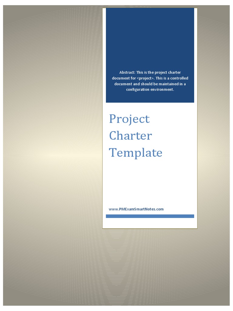 Integration Project Charter Template | PDF | Business | Computing