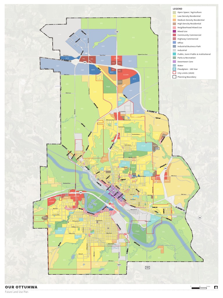 Our Ottumwa - Future Land Use Map (August 18,2020) | PDF