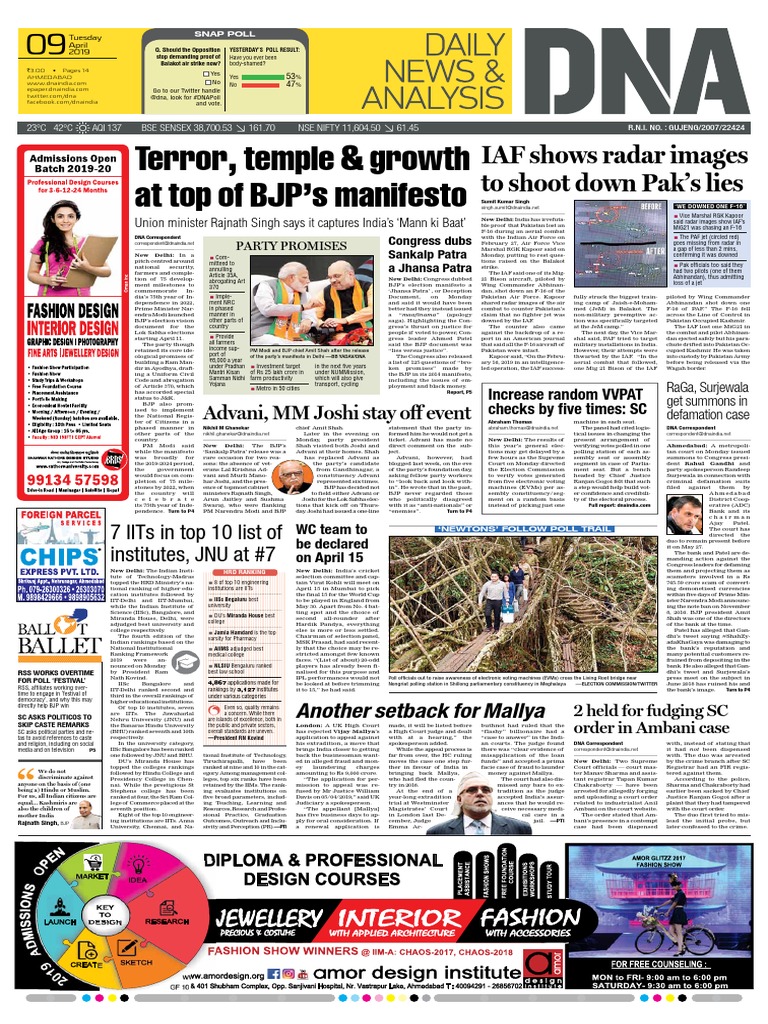 DNA@NewspaperWala 31 PDF | PDF | Bharatiya Janata Party | Narendra Modi