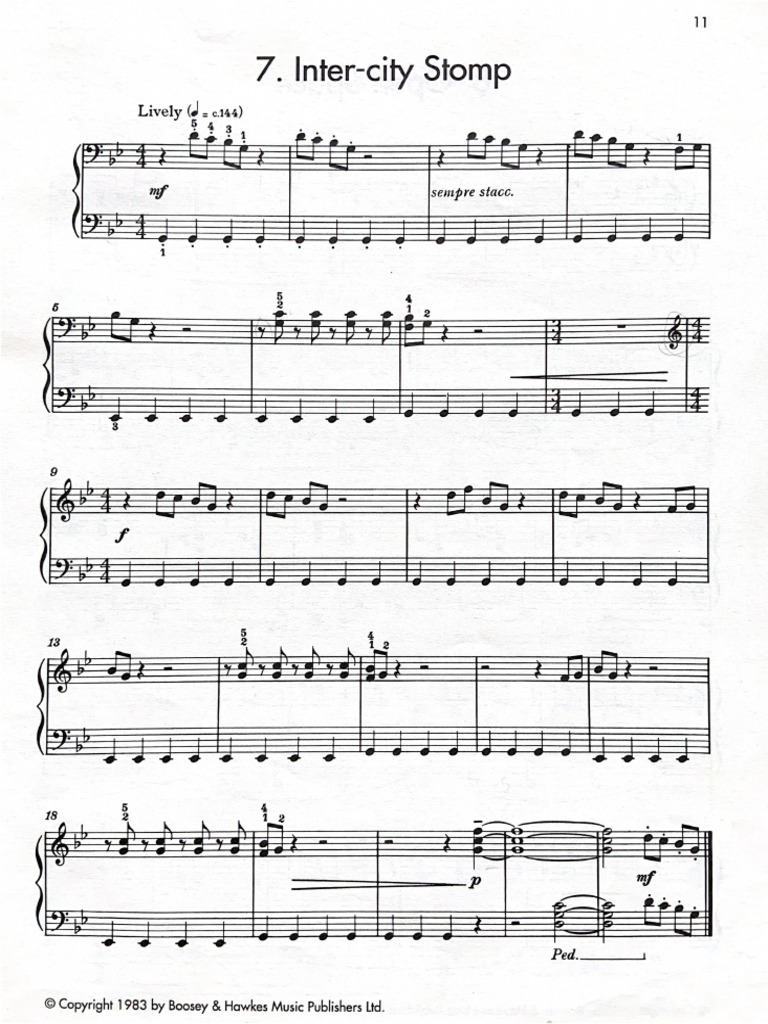 Intercity Stomp PDF | PDF