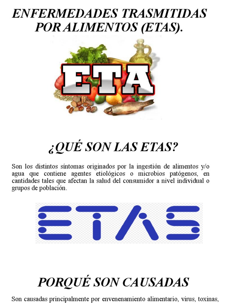Enfermedades Transmitidas por Alimentos | PDF | Diarrea | Alimentos