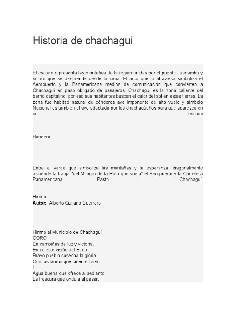 Historia de Chachagui | PDF | Asociación de Futbol | Boda