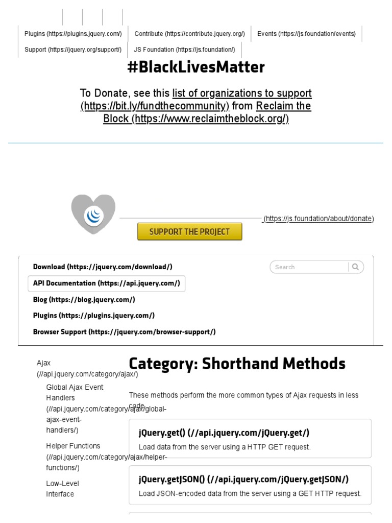 Shorthand Methods - Jquery API Documentation PDF | PDF | Ajax ... Shorthand Methods - Jquery API Documentation PDF | PDF | Ajax ...
