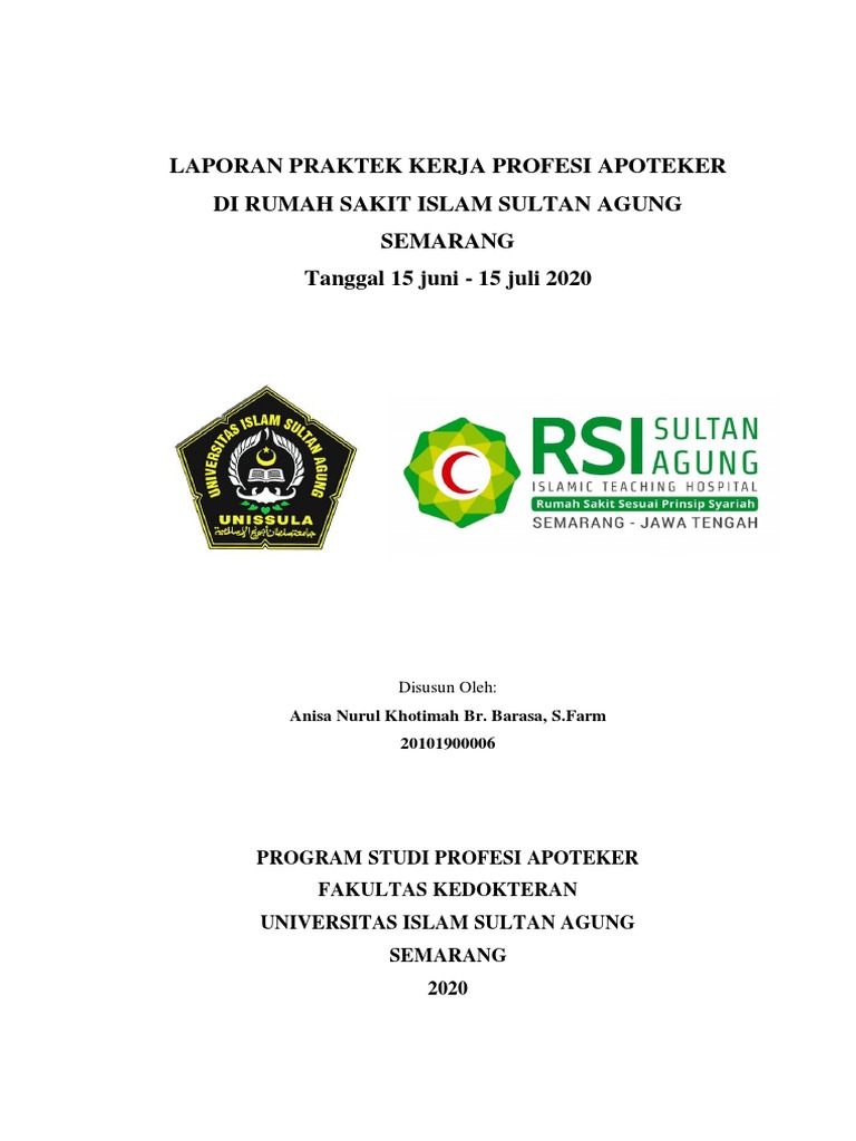 Laporan Pkpa Rumah Sakit Sultan Agung Pdf