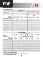 AHP4518R4v07: Antenna Specifications | PDF | Decibel | Broadcast ...